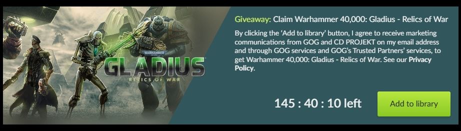 GOG喜+《战锤40K：格雷迪厄斯-战争圣器》和1个礼包_游戏大杂烩|游民星空