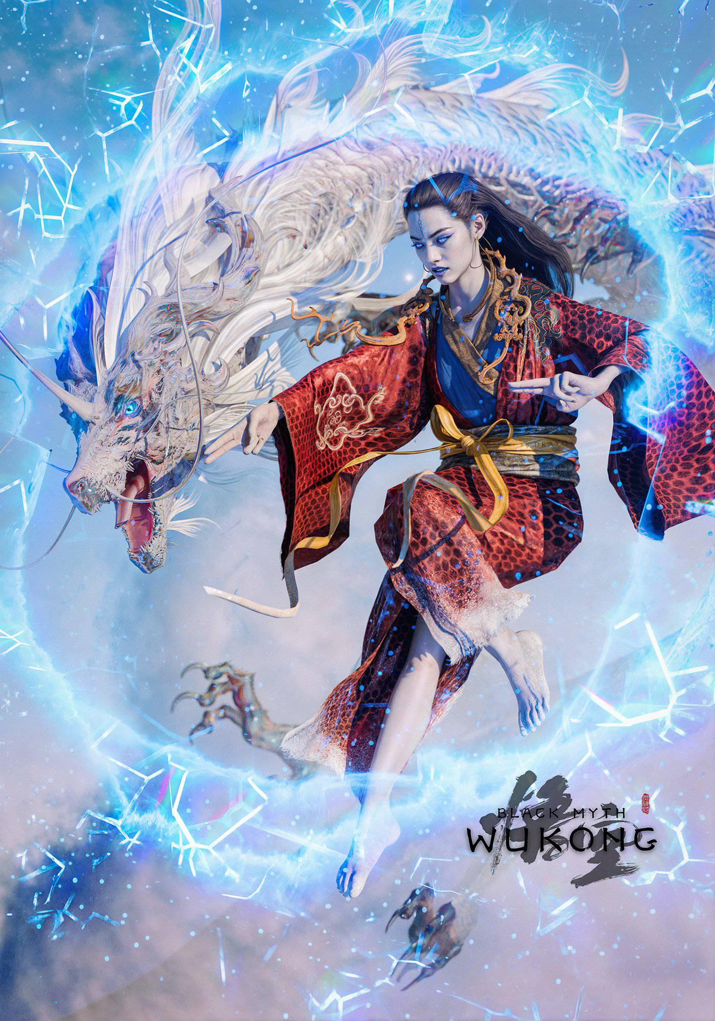 外网大神DRAYQ制作的黑神话角色高清美图合集_黑神话系列|游民星空