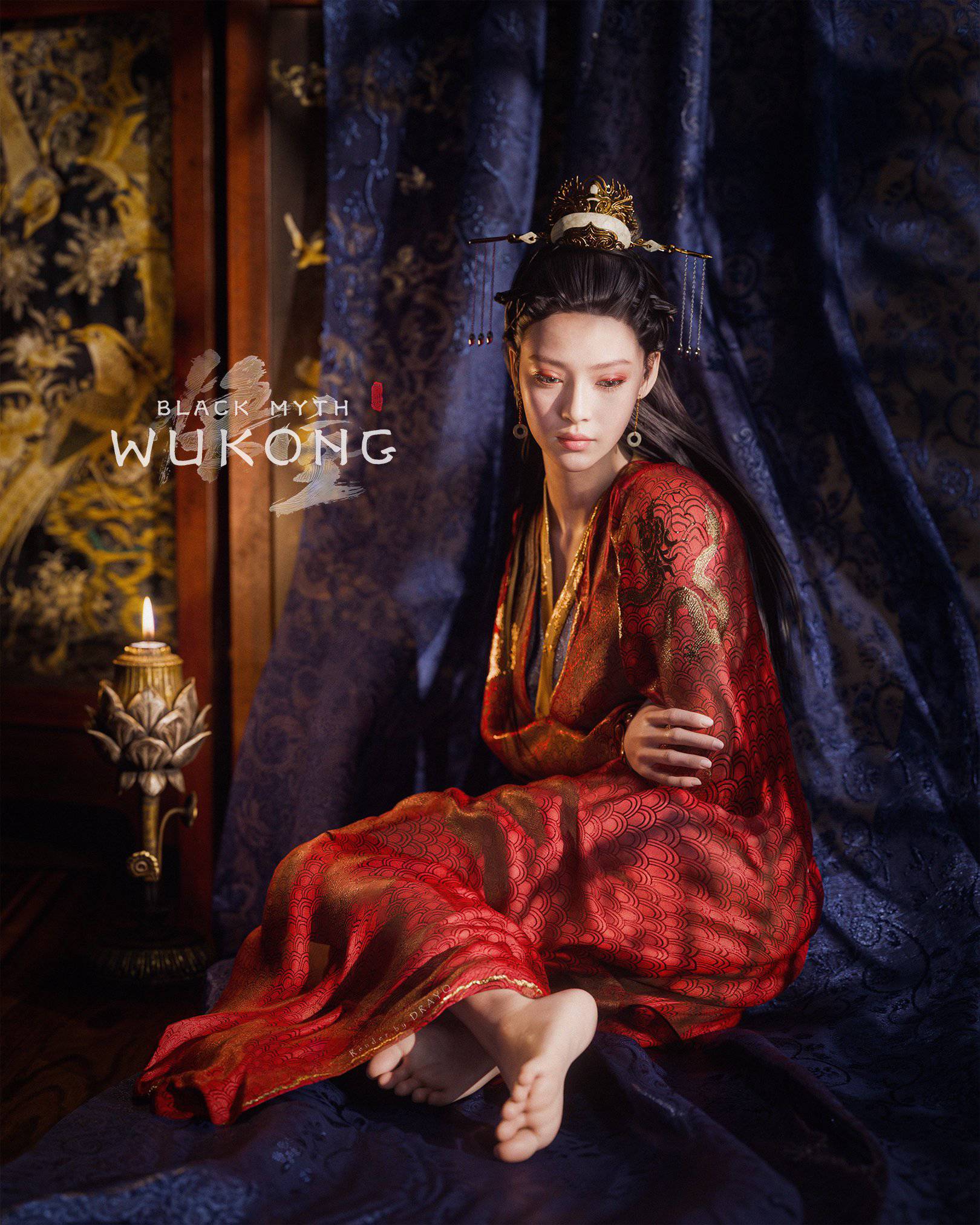 外网大神DRAYQ制作的黑神话角色高清美图合集_黑神话系列|游民星空