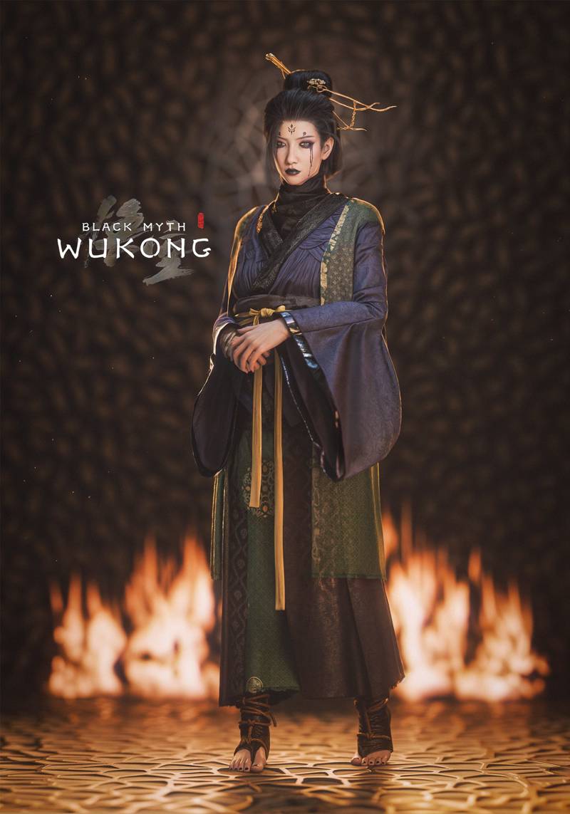 外网大神DRAYQ制作的黑神话角色高清美图合集_黑神话系列|游民星空